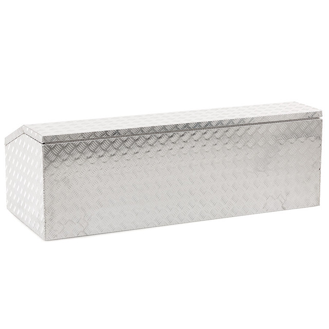 Renegade Industrial 1500mm Tapered Lid Checker Plate Aluminium Ute Tool ...