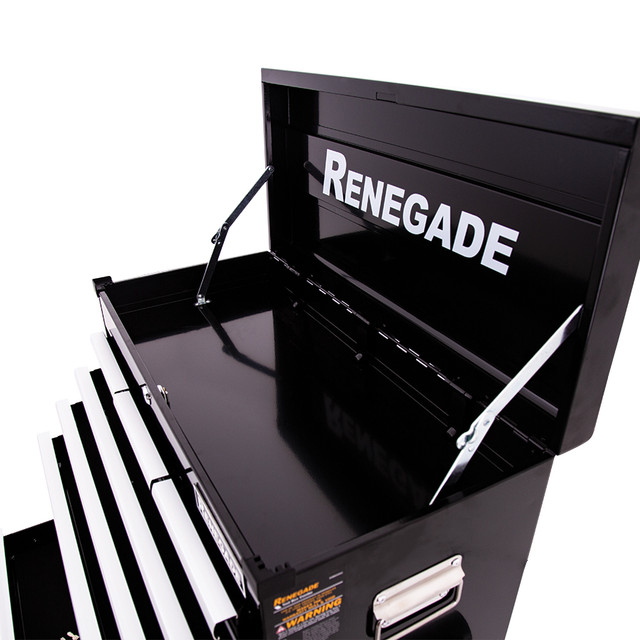 Renegade 6 Drawer Tool Chest & 5 Drawer Black Tool Cabinet Combo ...