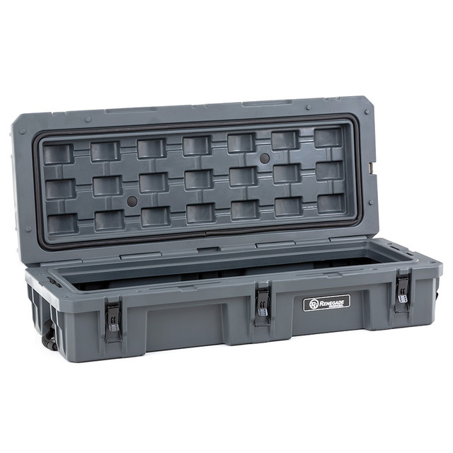 Renegade Industrial 95L Low Profile LLDPE Grey Tuff Box - TUFF1200V3 ...