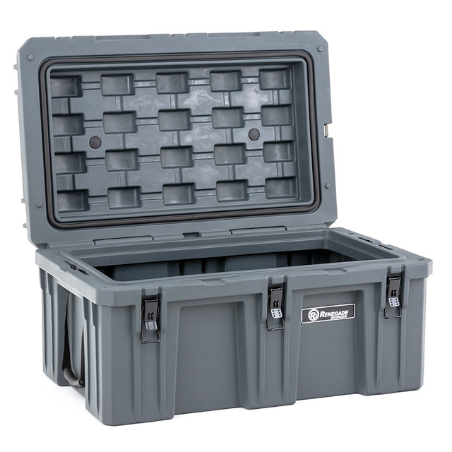 Renegade Industrial 160L Large LLDPE Grey Tuff Box - TUFF910V3 | TradeTools