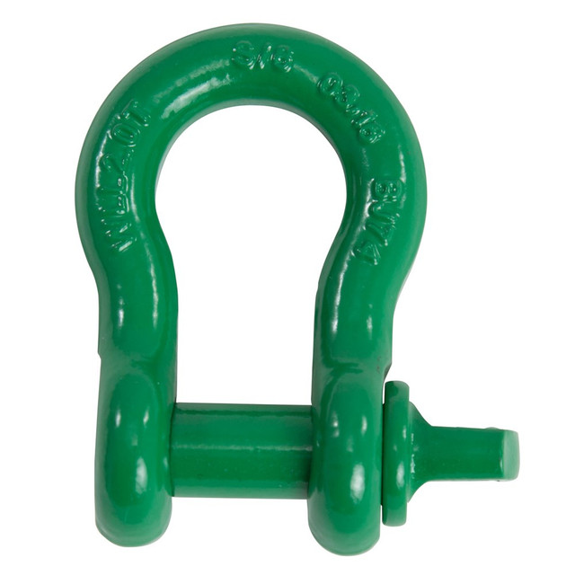 Beaver 2000Kg Screw Pin Bow Shackle - Green - 242313MP | TradeTools