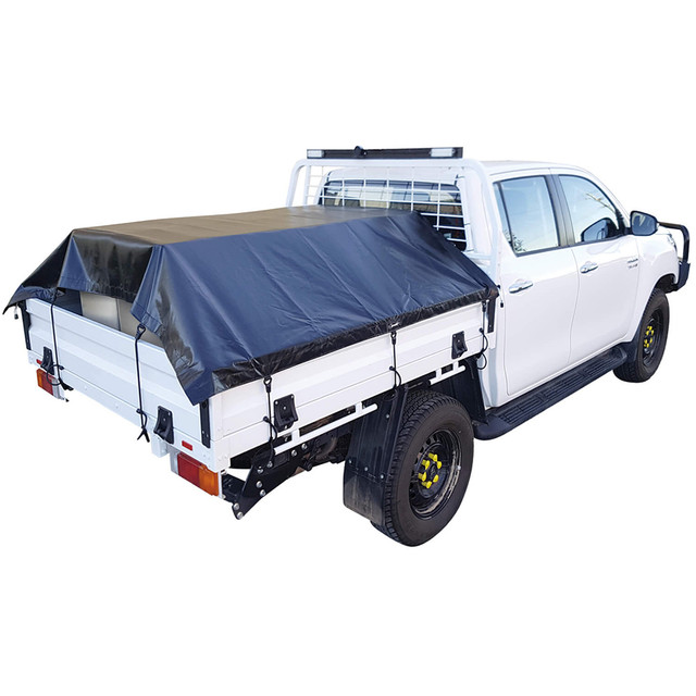 Spider Dual Cab Tuff Ute Tarp - 1.9m x 2.15m (6.2' x 7') - STUT1921B-1 ...