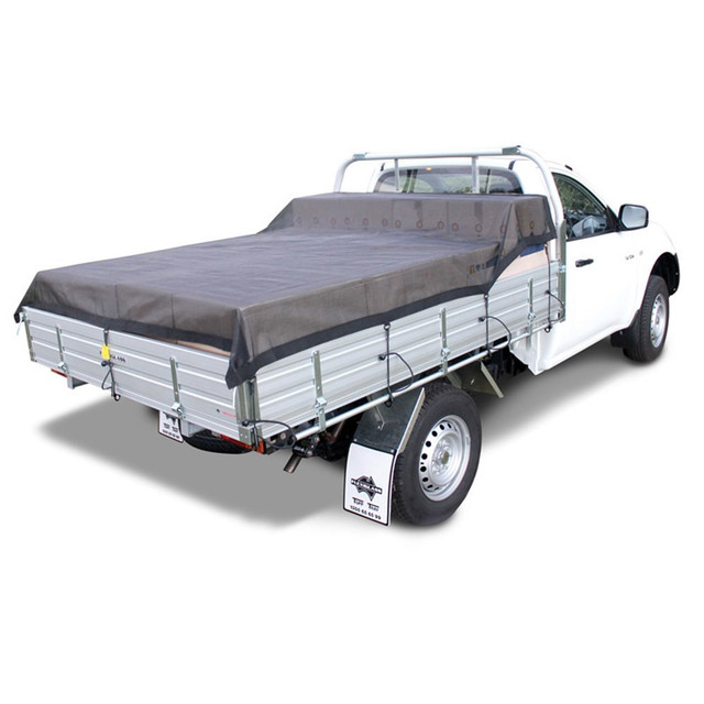 Spider Single Cab Mesh Ute Tarp - 2.5m x 2.15m (8' x 7') - SUTM2421B-1 ...