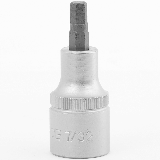 Force 7/32" x 1/2" Drive Imperial Hex Socket - 3440557.32 | TradeTools
