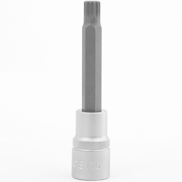 Force M10 x 1/2" Drive 100mm Spline Male Bit Socket - 34810010 | TradeTools