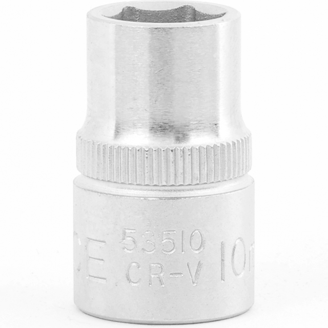 Force 10mm x 3/8" Drive Metric 6 Point Socket - 53510 | TradeTools