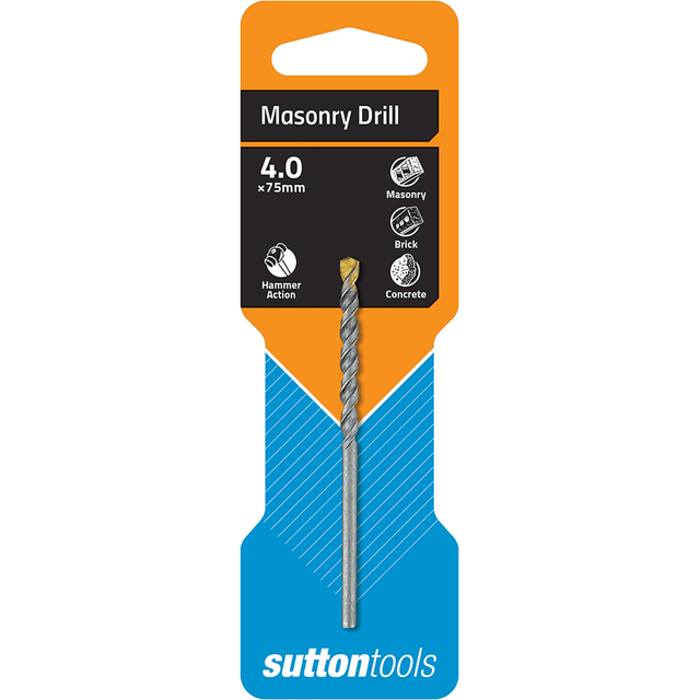 Sutton 4mm x 75mm Masonry Drill Bit - D6000400 | TradeTools