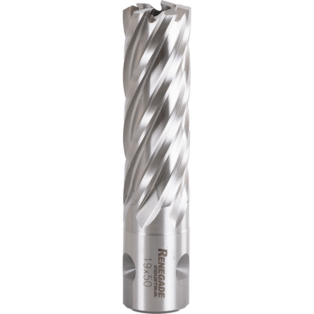 Renegade 19mm HSS Metric 50mm Depth Annular Hole Cutters - M2AL1950 ...
