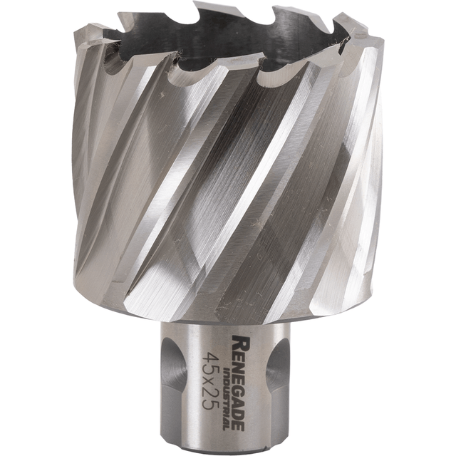Renegade 45mm HSS Metric 25mm Depth Annular Hole Cutters - M2AL4525 ...