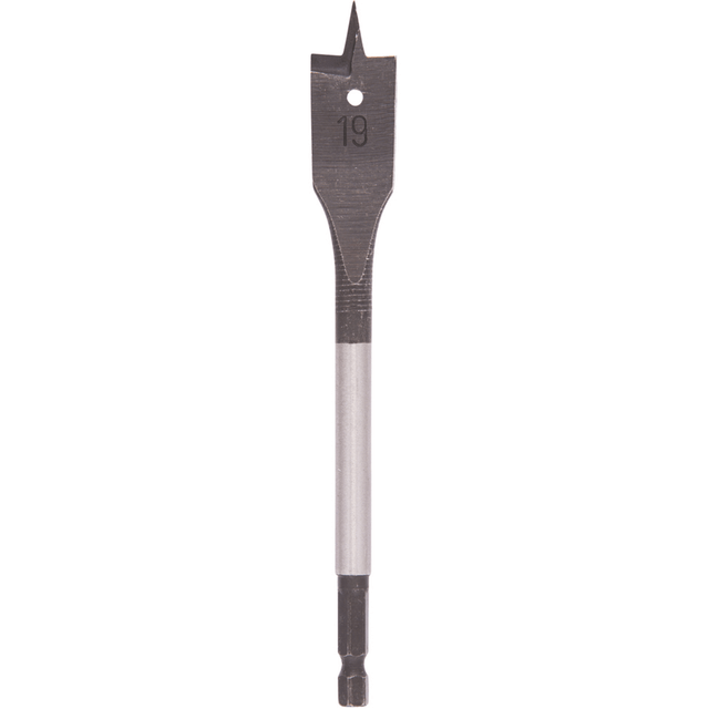 Makita 19mm x 150mm - 1/4" Hex Shank Performance Flat Wood Spade Bit ...