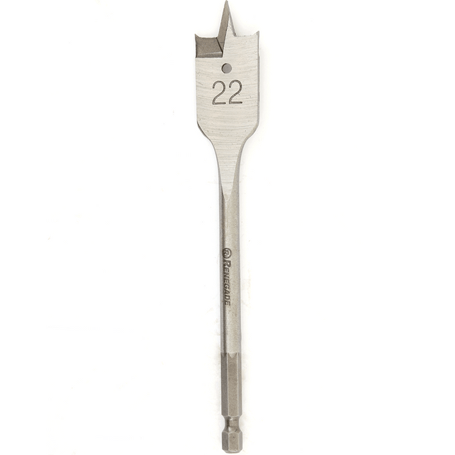 Renegade Industrial 22mm Timber Cut Spade Bit - RISB22 | TradeTools