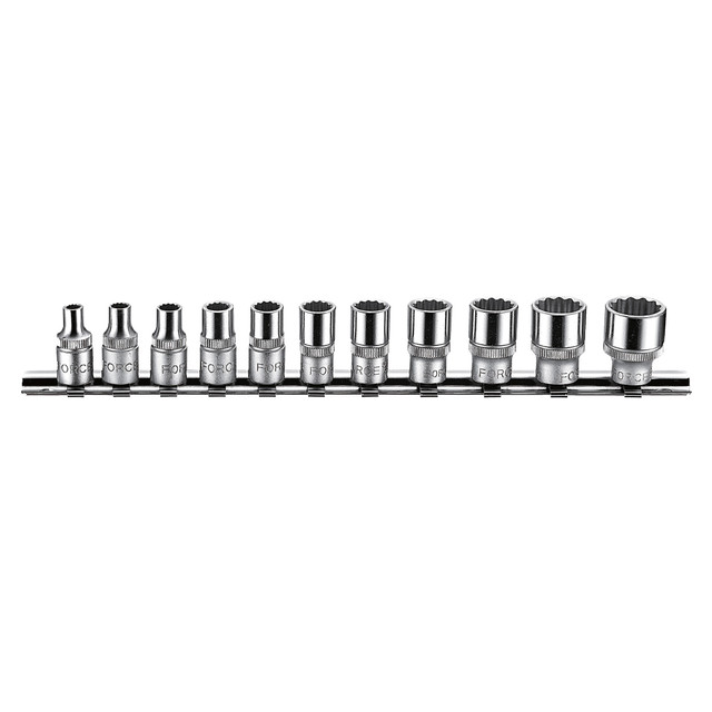 Force 1/4" Drive 11 Piece Imperial Socket Set - 21110 | TradeTools