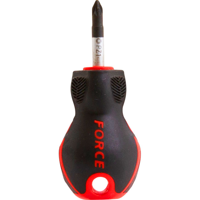 Force PZ1 x 25mm Pozidriv Stubby Screwdriver - 7121S | TradeTools