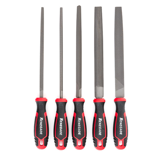 Renegade Industrial 200mm 5 Piece File Set - RI5PF8 | TradeTools
