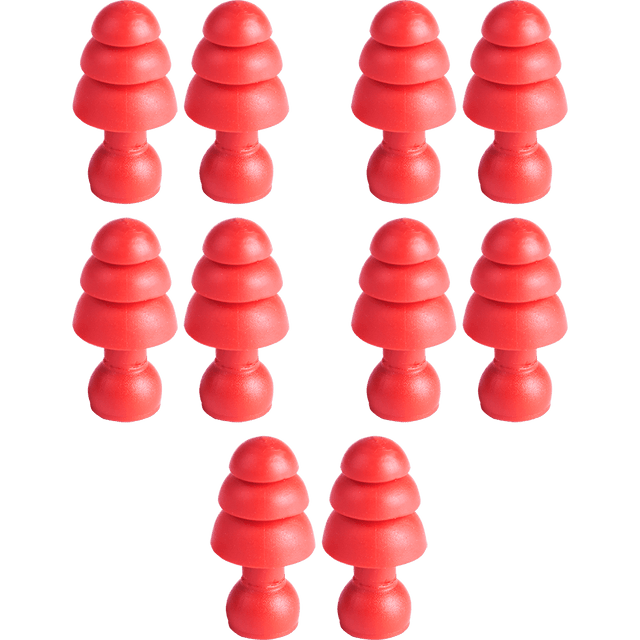 Milwaukee Replacement Flanged Ear Plug Pairs - 5 Pack - 48733205 ...