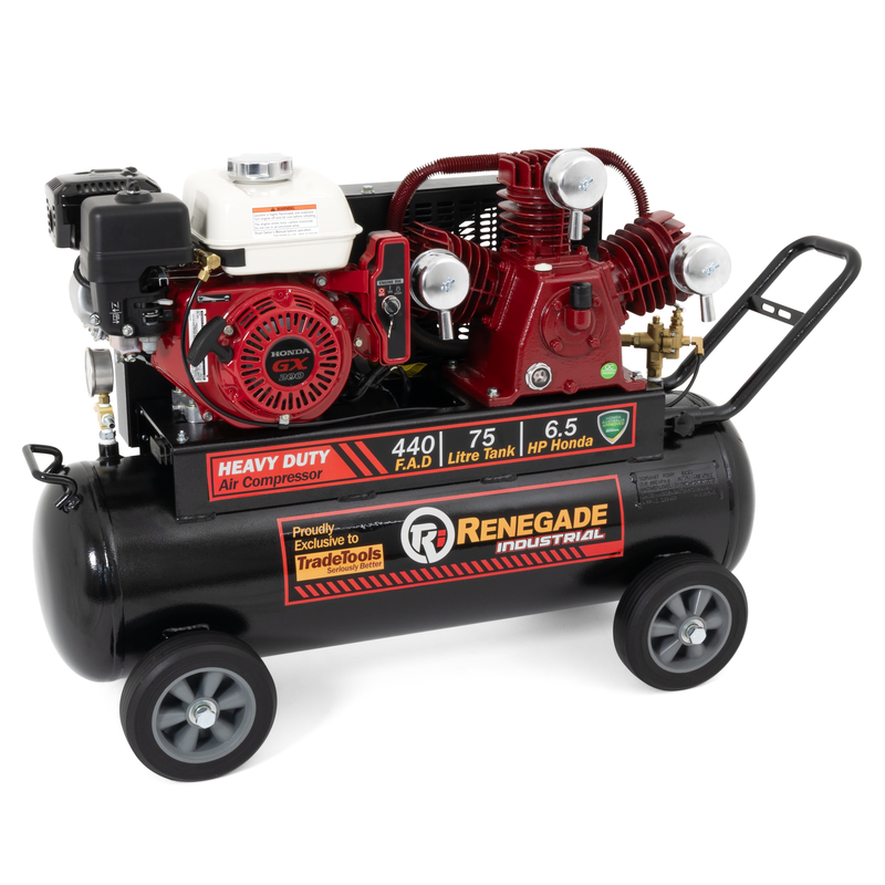 Renegade Industrial 6.5HP 440LPM 3 Cylinder Genuine Honda Powered ...
