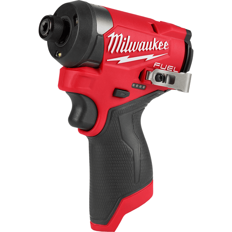 Milwaukee M12 FUEL 1/4" Hex Brushless Cordless GEN 3 Impact Driver Skin ...