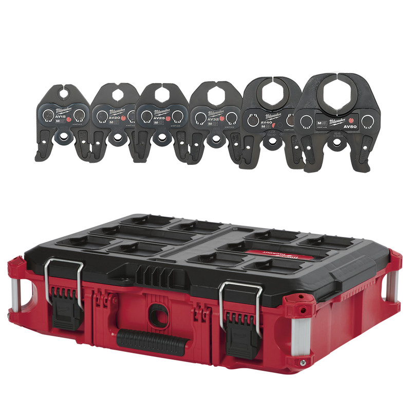 Milwaukee M18 ONE-KEY FORCE LOGIC Press Tool Jaw Kit - M18ONEBLHPT ...