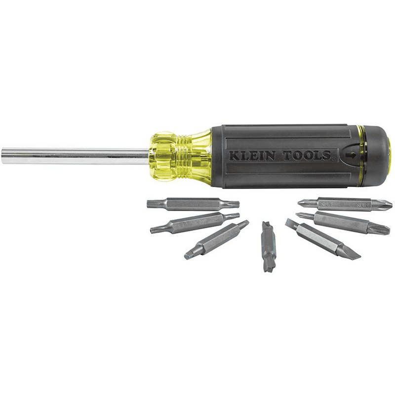 Klein Tools 15 Piece Multi-Bit Screwdriver with Storage - 32290 ...