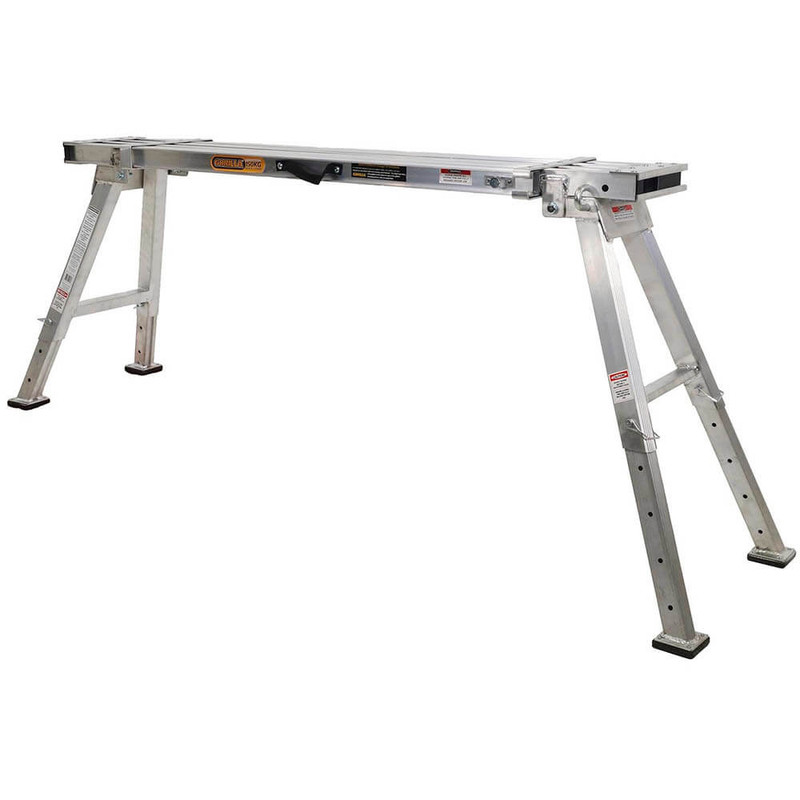 Gorilla 0.5M - 0.9M Adjustable Height Heavy Duty Aluminium Extendable ...