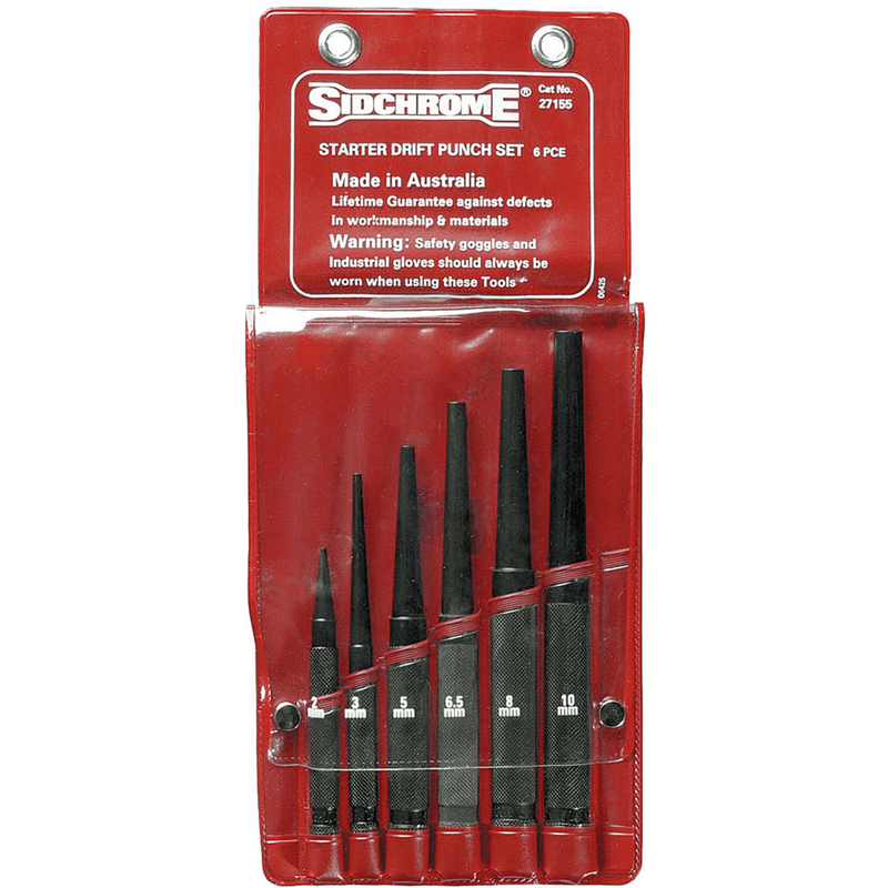 Sidchrome 6 Piece Starter Drift Punch Set - SCMT27155 | TradeTools