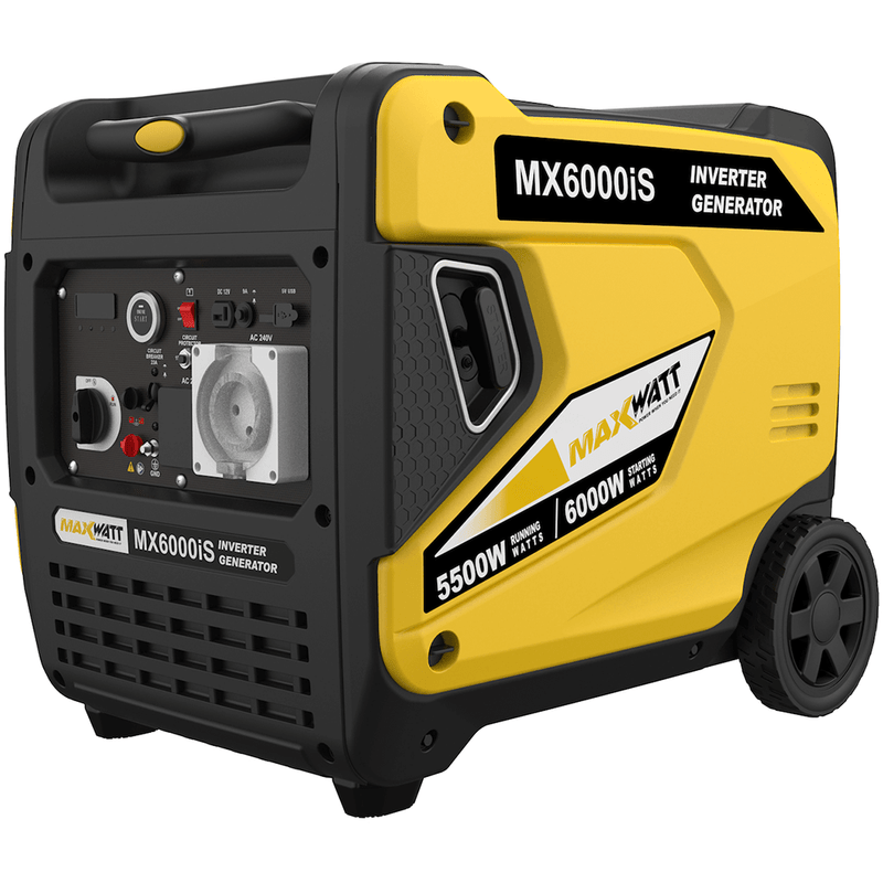 Maxwatt 6kVA 6000W Pure Sine Wave Digital Inverter Generator - MX6000IS ...