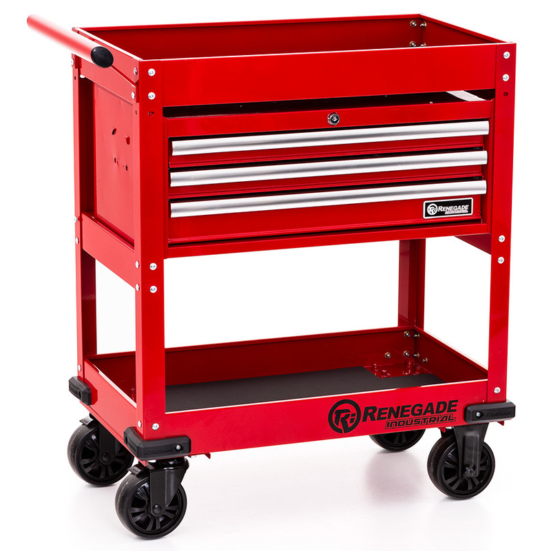 Renegade Industrial 3 Drawer Tool Trolley - RI28-3X | TradeTools