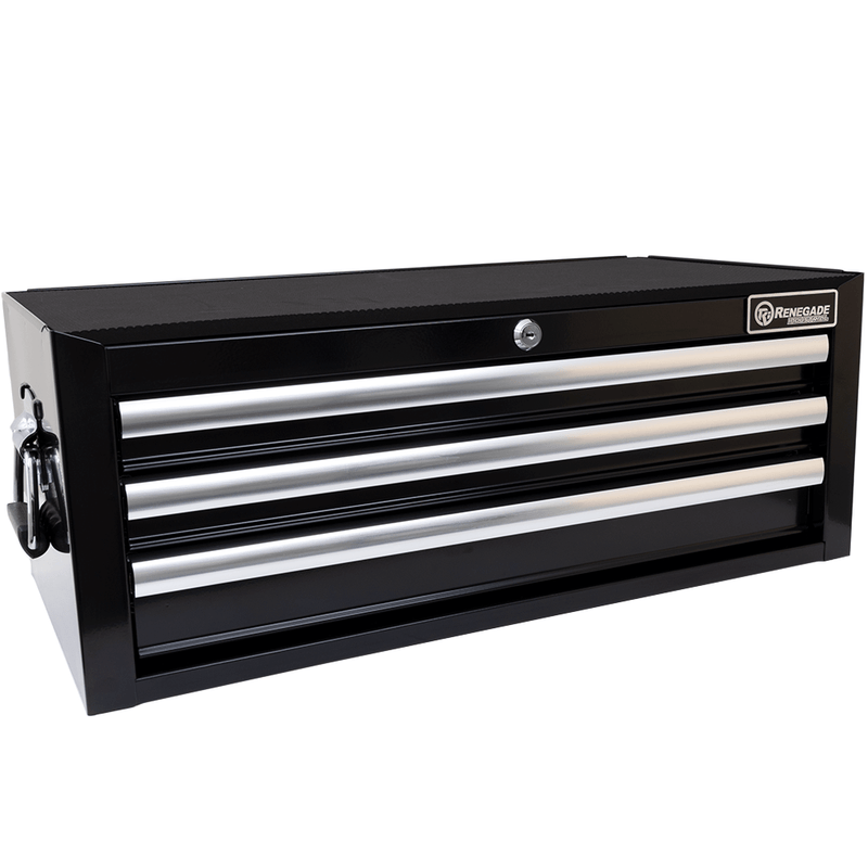 Renegade Industrial 26" 3 Drawer Black Middle Stacker Tool Chest - RII ...