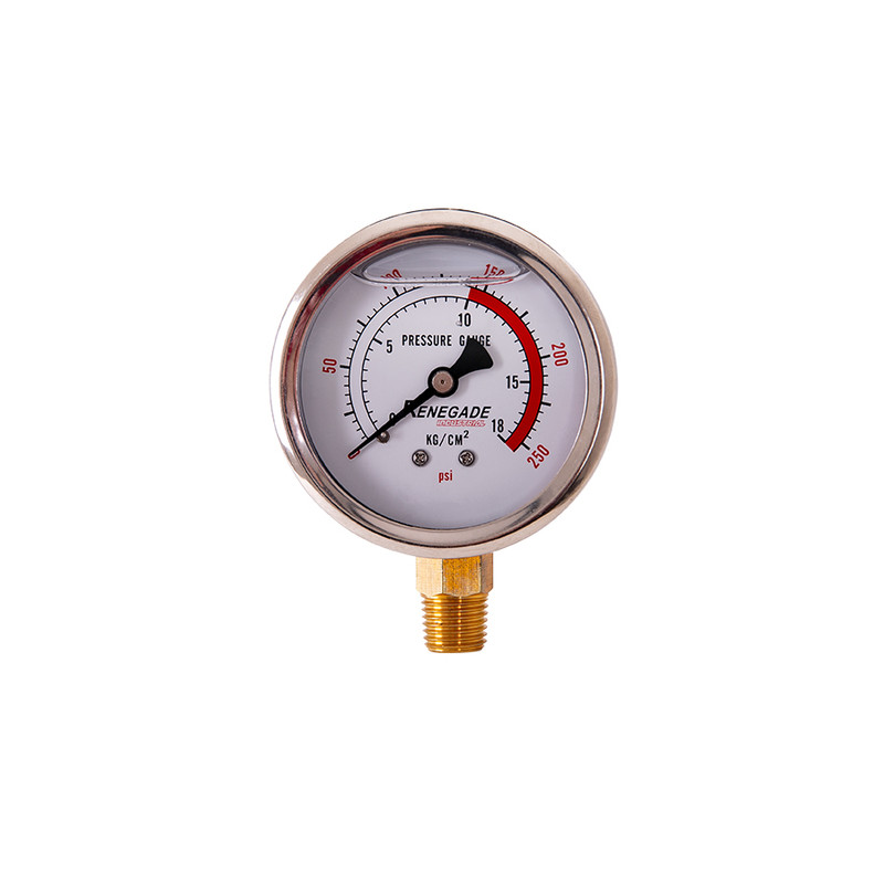 Renegade Industrial 63mm 1/4" Bottom Mount Gauge Suit HD500 - GBM63 ...