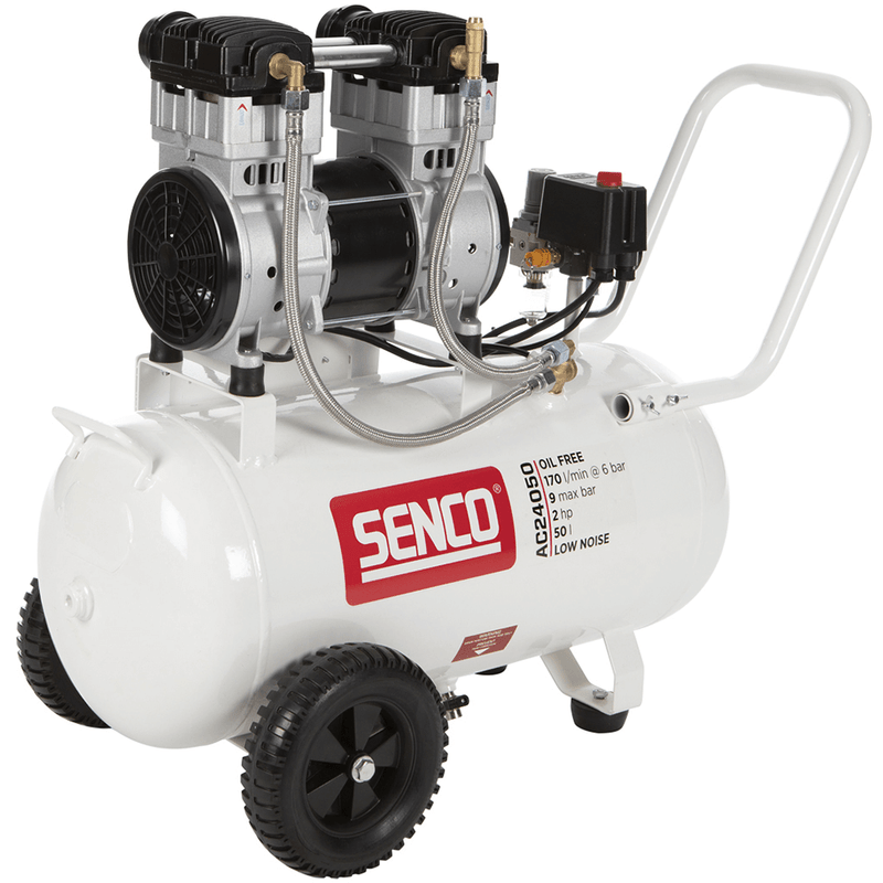 Senco 2HP Low Noise Oil Free Direct Drive 155LPM Air Compressor - 50L ...