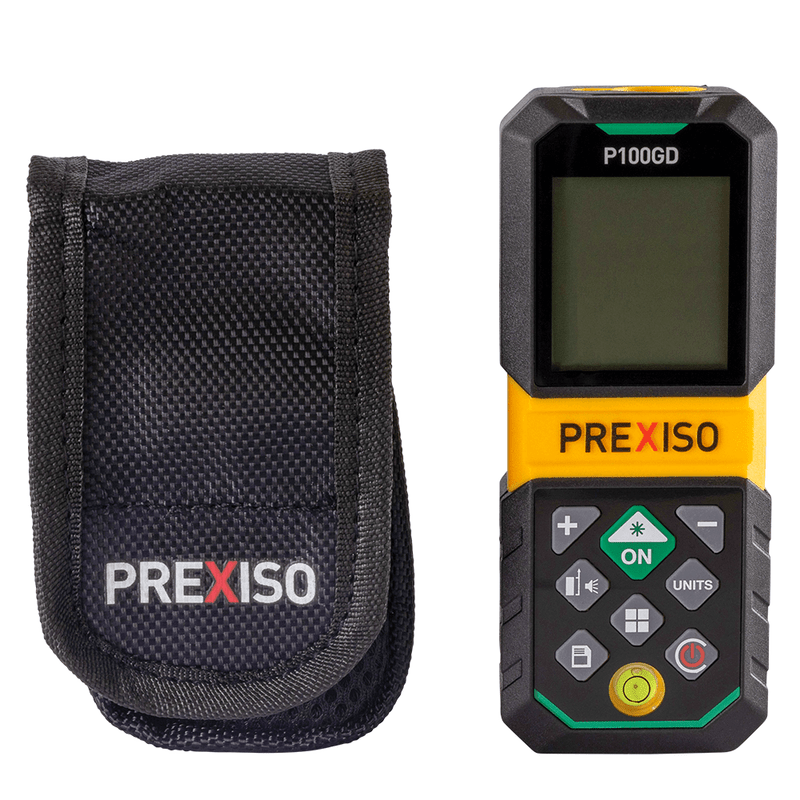 Prexiso 100 Metre USB Rechargeable Green Beam Laser Distance Measurer ...