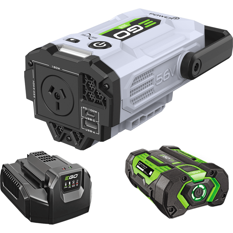 EGO 56V 2.5Ah Nexus Escape 180 Watt Power Inverter Kit - PAD1801E ...