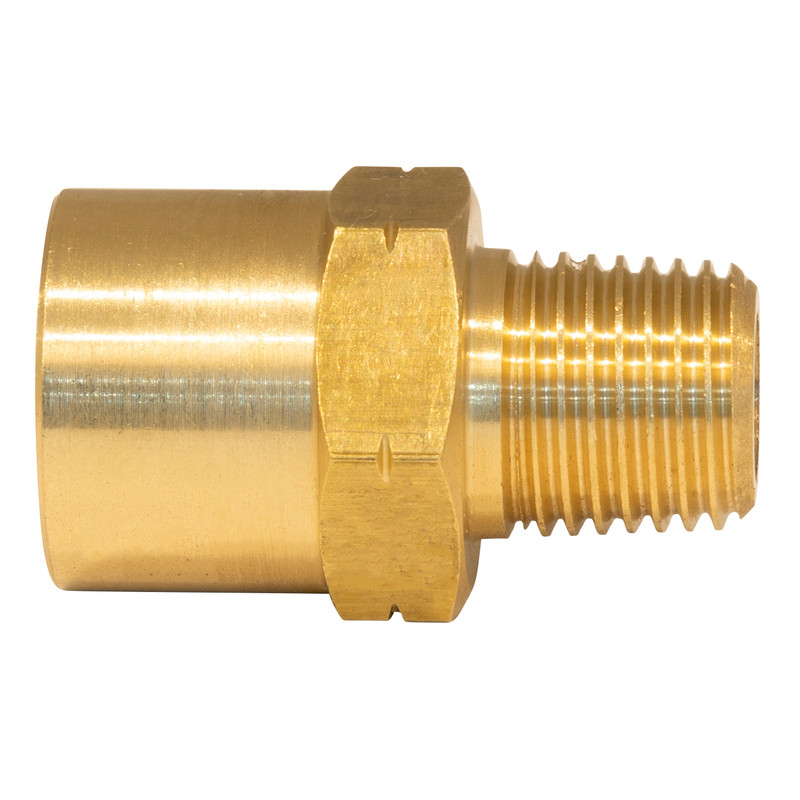 Renegade Industrial 1/4" Male Thread X 3/8" Female Thread Brass ...