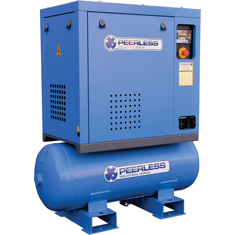 Peerless 7.5HP 650LPM 3 Phase Variable Speed Rotary Screw Air ...