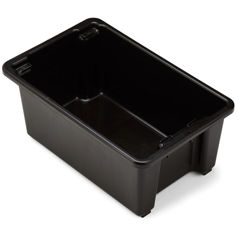 Fischer 52L Black Stor-Tub Stack & Nest Crate - FI-1H-191V | TradeTools