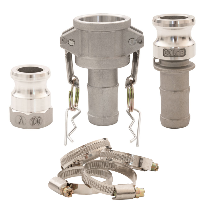 Renegade Industrial 25mm (1") C, E & A Camlock Hose Fitting 3 Piece Set ...