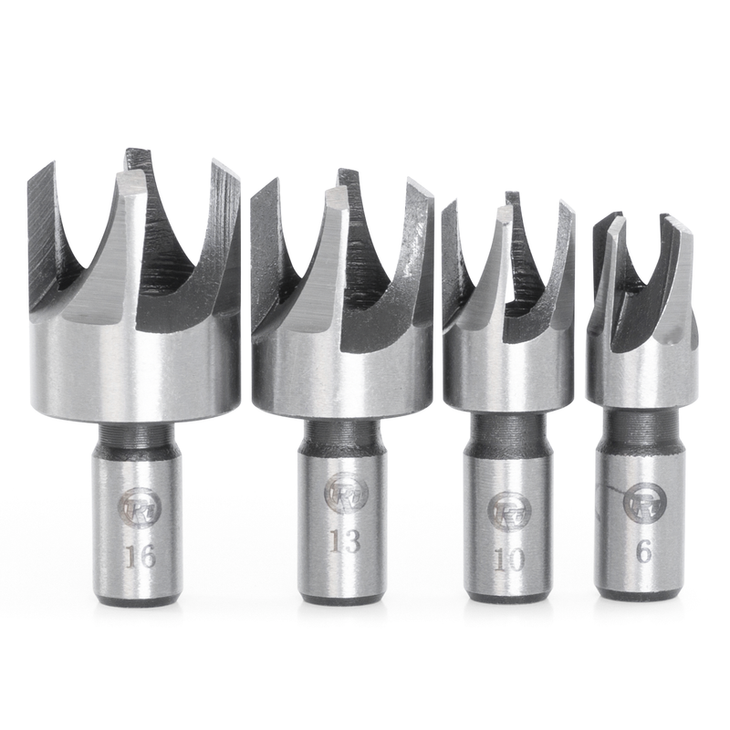 Renegade Industrial 4 Piece Plug Cutter Kit - RIPCK4P | TradeTools