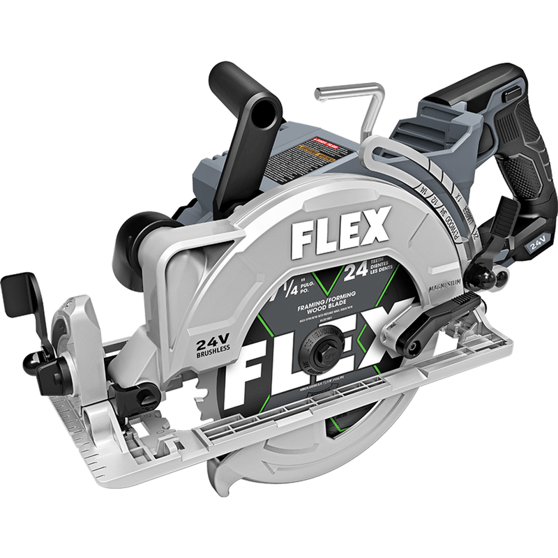 FLEX 24V 184mm (7-1/4") Brushless Cordless Rear Handle Circular Saw ...