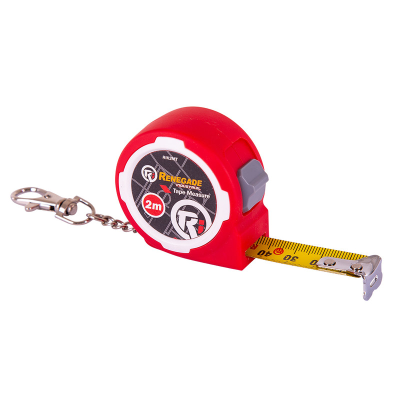 Renegade Industrial 2M Heavy Duty Key Ring Tape Measure - RIK2MT ...