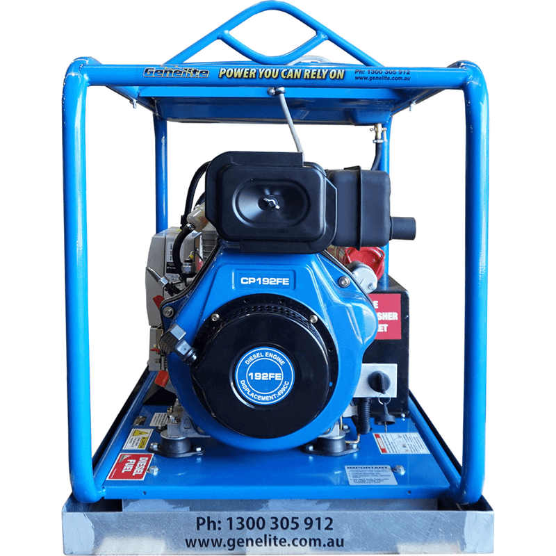 Genelite 2000W 2.2kVA Hyundai Electric Start Diesel Open Frame ...
