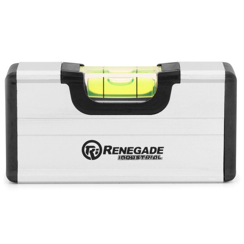 Renegade Industrial Mini Magnetic Pocket Level - RIMINIPLM | TradeTools