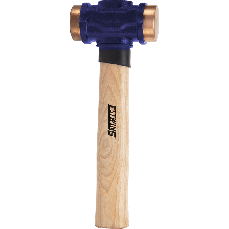Estwing 44mm Copper/Copper Face Hickory Wood Handle Mallet - EMLTT/CC ...
