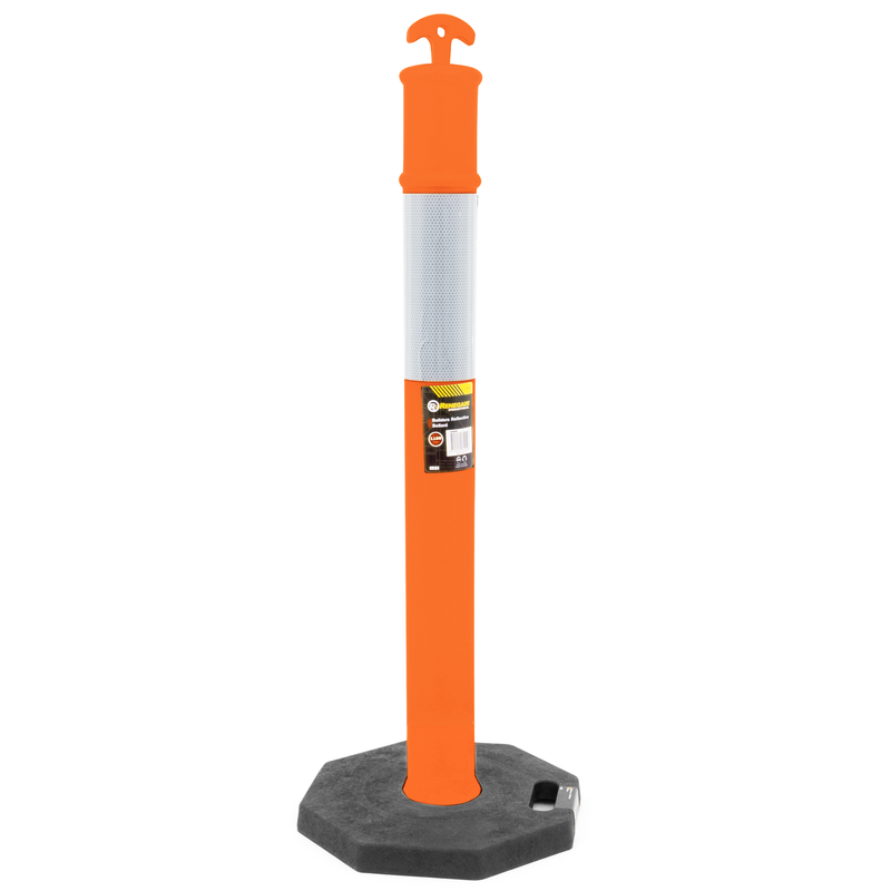 Renegade Industrial 1100mm Builders Reflective Bollard - RIBRB | TradeTools