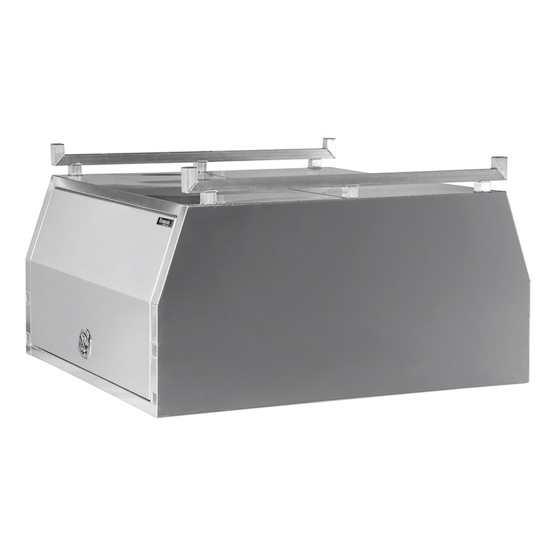 Renegade Industrial 1600mm 2 Door 3PLS Flat 2.5mm Aluminium Ute Canopy ...