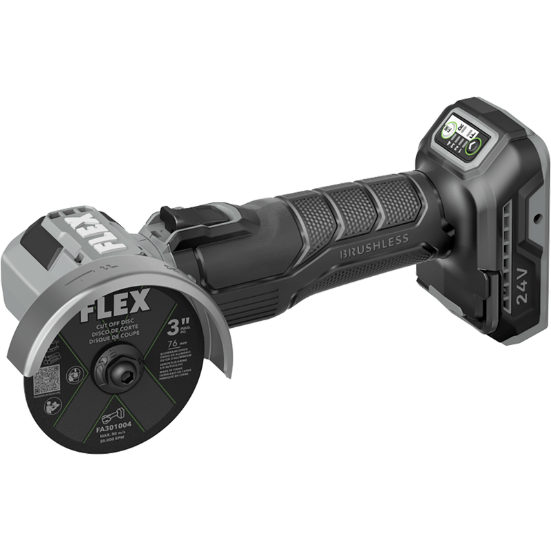 FLEX 24V 76mm (3") Brushless Cordless Mini Grinder & Cut-Off Tool Skin ...