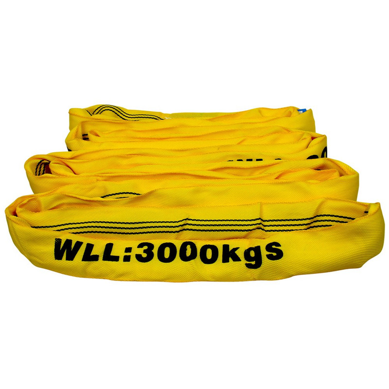 Beaver 3000Kg Mega Round Sling - Yellow - MRS3000X3 | TradeTools