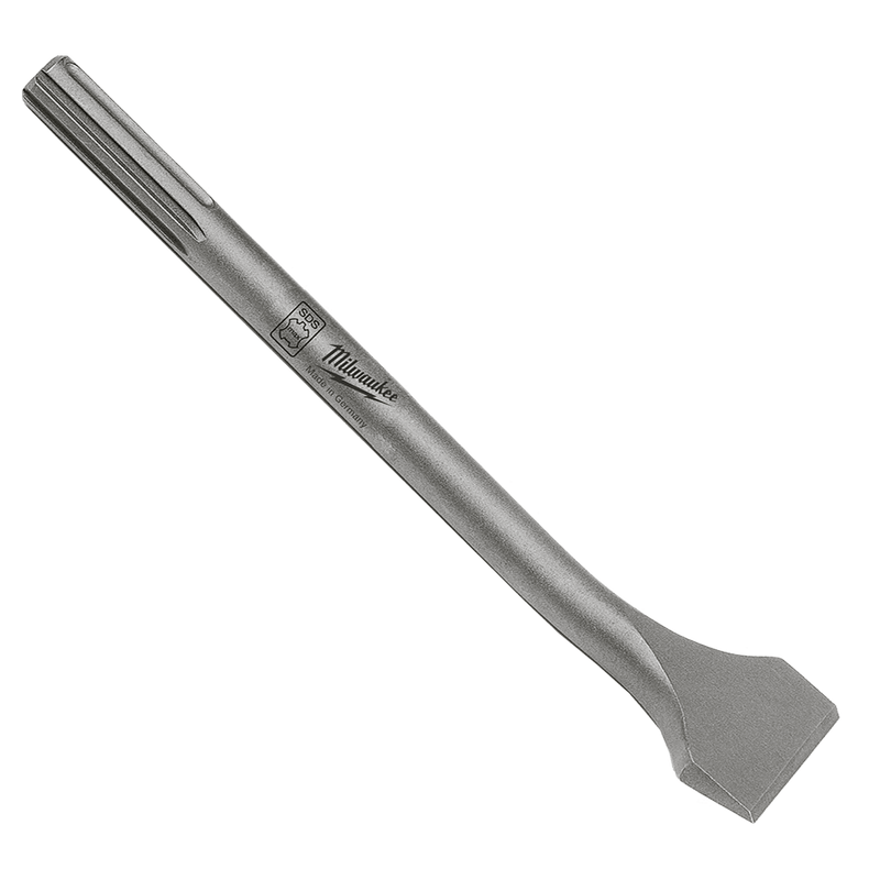 Milwaukee 300 x 80mm SDS Max Angle Tile Chisel - 4932399234 | TradeTools