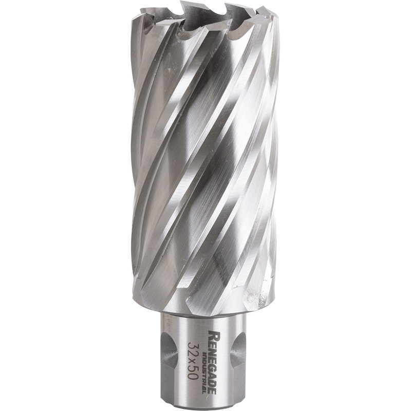 Renegade Industrial 32mm HSS Metric 50mm Depth Annular Hole Cutter ...