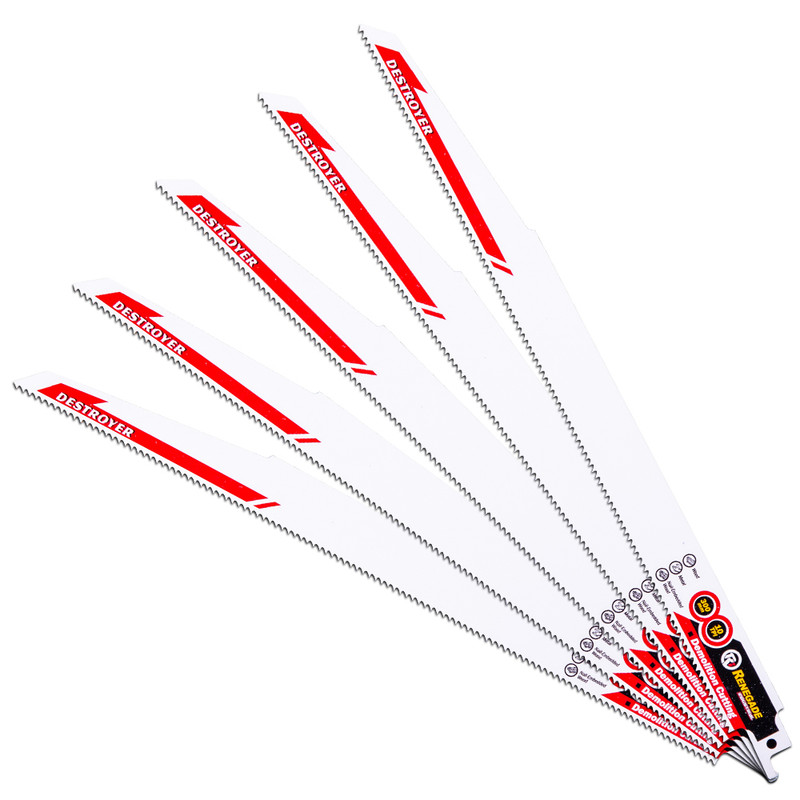 Renegade Industrial 300mm x 10TPI Demolition Reciprocating Saw Blades ...
