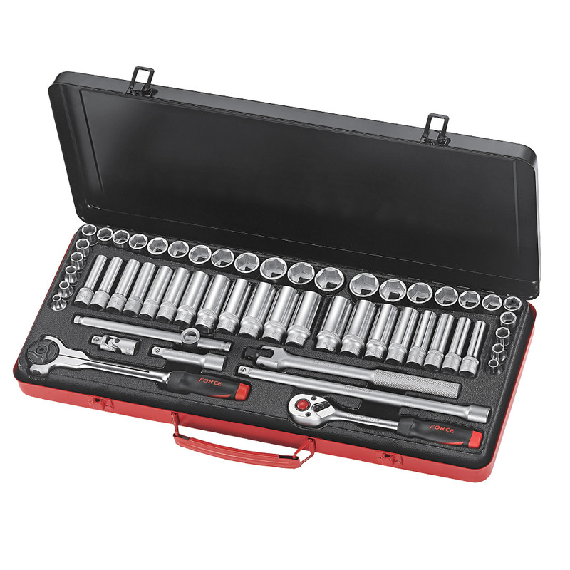 Force 3/8" Drive 55 Piece Metric & Imperial Socket Set - 3552 | TradeTools